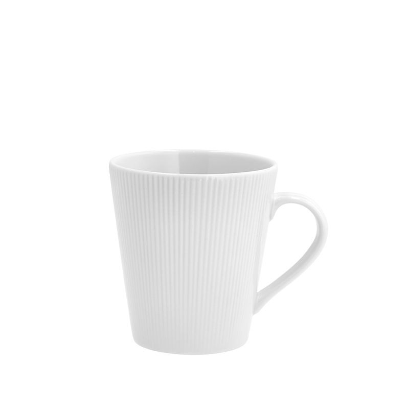 Pillivuyt Eventail krus hvid 30 cl | Kop & Kande