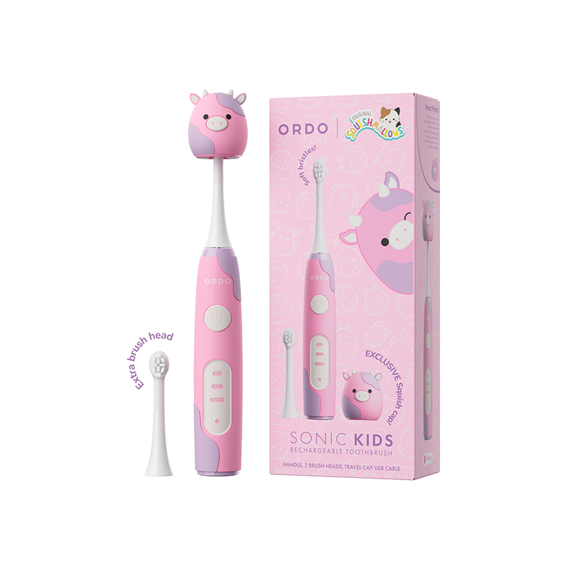 Ordo Sonic Kids genopladelig el-tandbørste pink | Kop & Kande