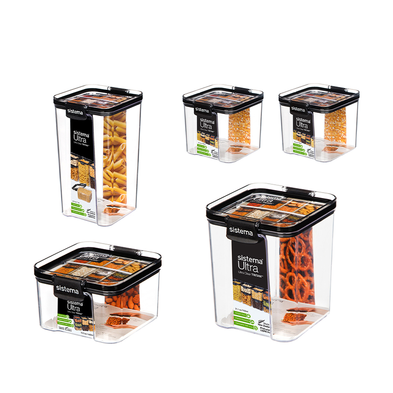 Sistema Ultra opbevaringssæt 5 stk | Kop & Kande