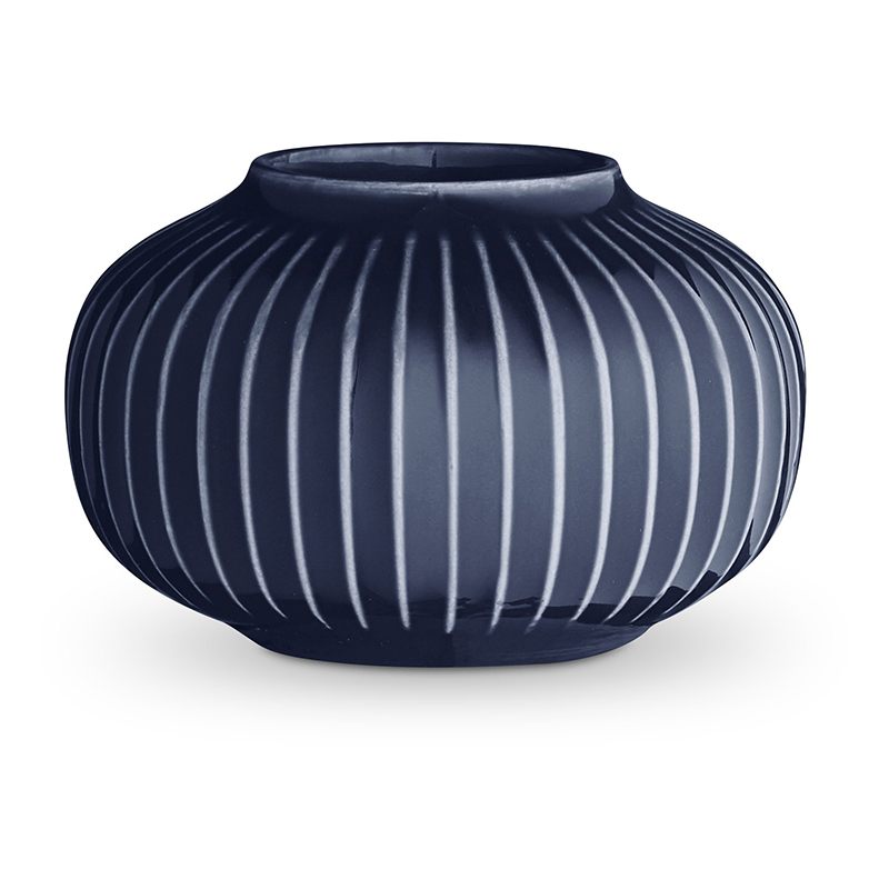 Kähler Hammershøi fyrfadsstage indigo blå | Kop & Kande