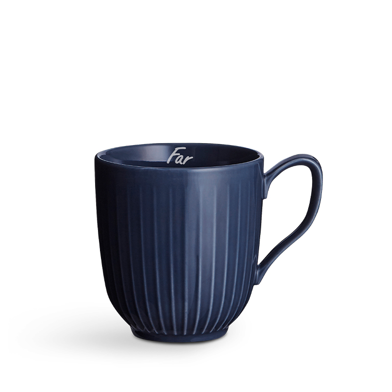 Kähler Hammershøi fars dag-krus 2024 blå 33 cl | Kop & Kande