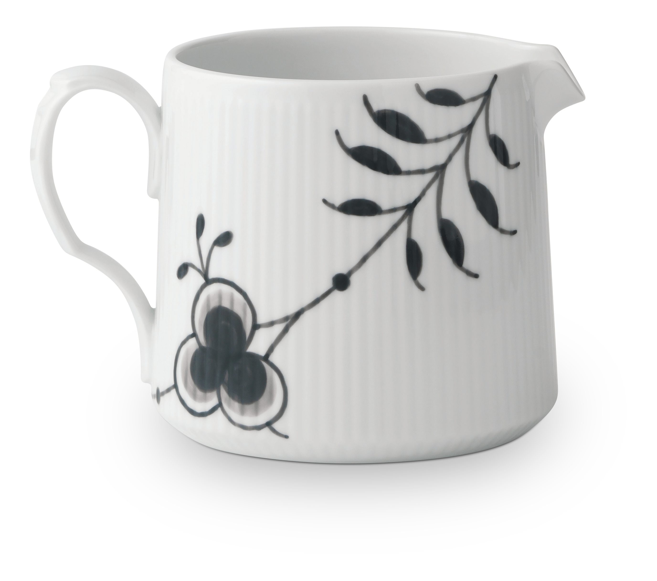 Royal Copenhagen Sort Mega Riflet Kande 0,7 L | Kop & Kande