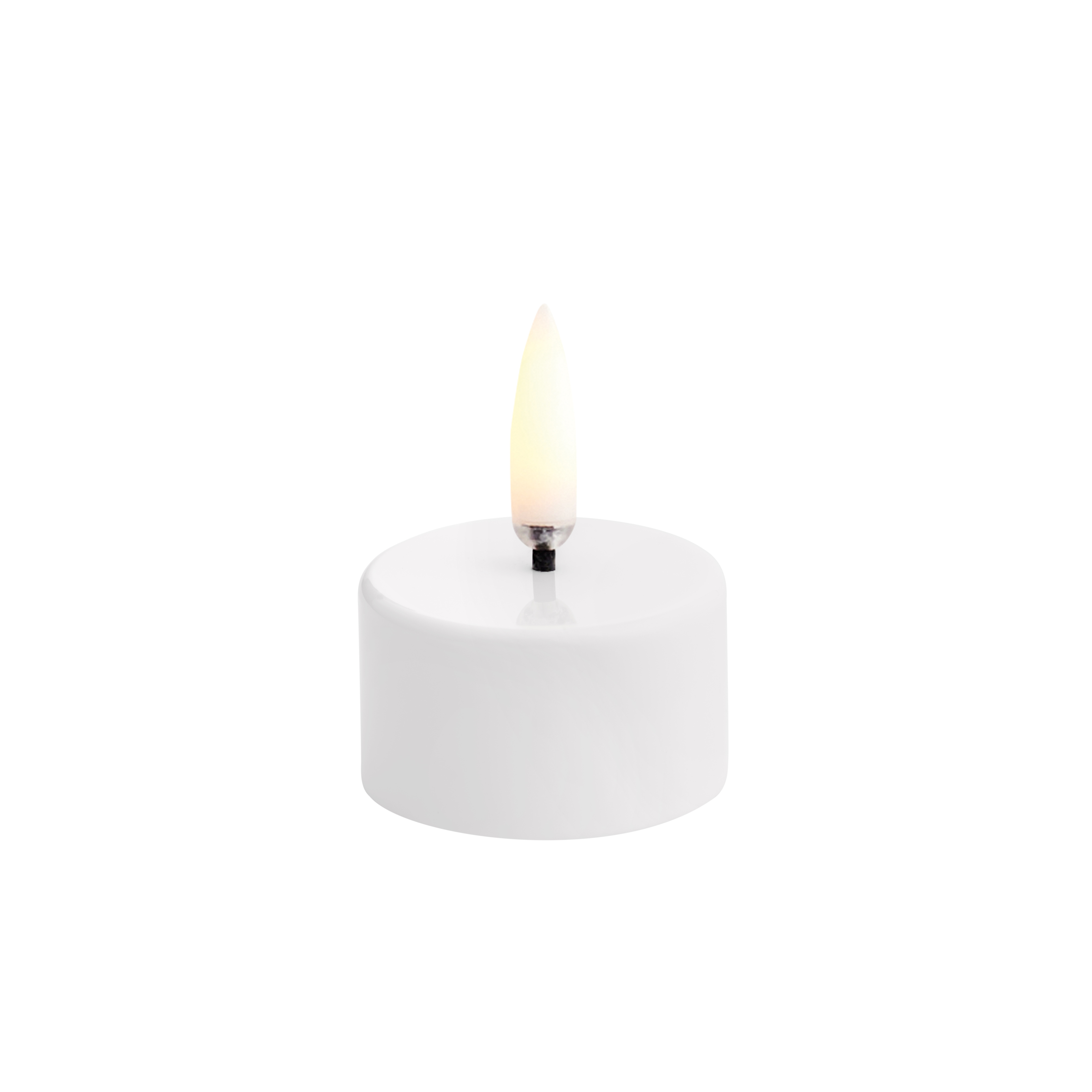 Uyuni Lighting LED fyrfadslys hvid Ø 3,9cm | Kop & Kande