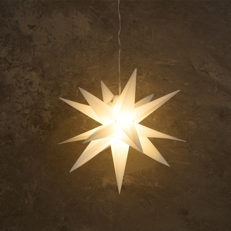 Stjerne 3D med LED lys og timer | Kop & Kande