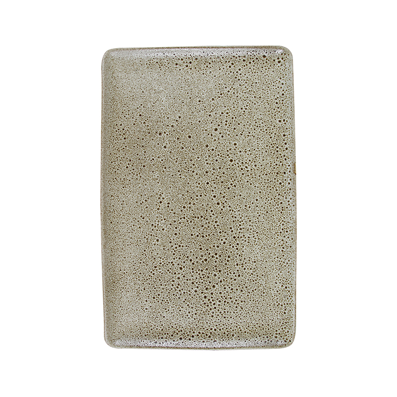 Aida RAW sandy beige fad 31,5 cm | Kop & Kande