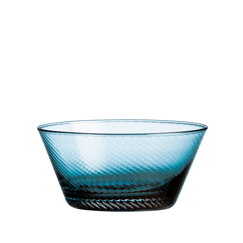 Aida RAW UNIQUE swirl skål light blue | Kop & Kande