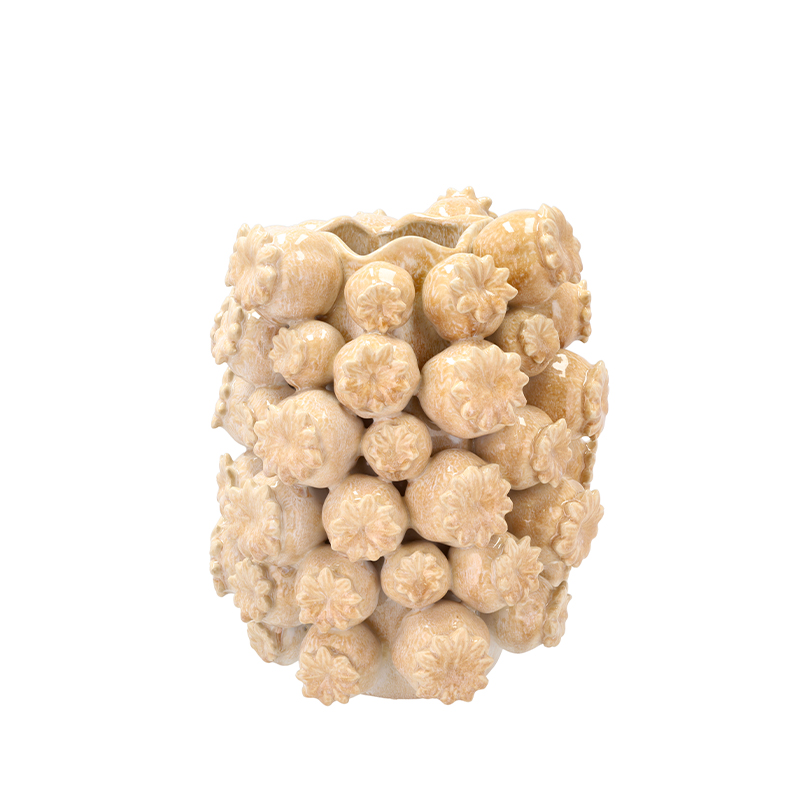 Villa Collection Elha vase/skjuler honninggul 32 cm | Kop & Kande