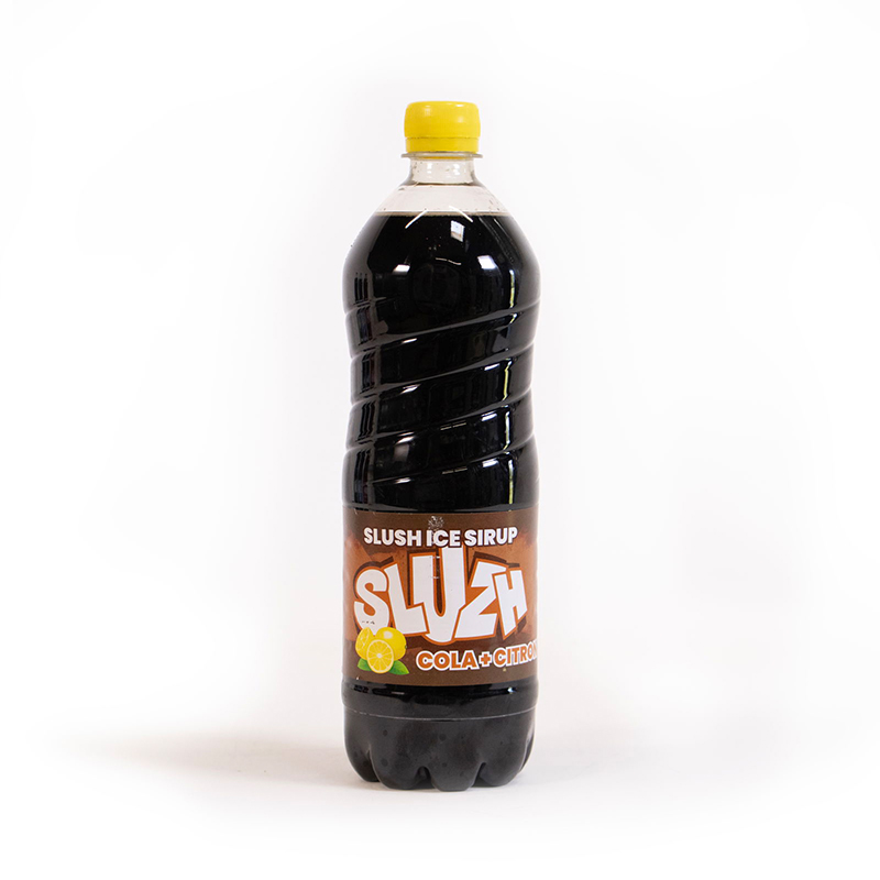Slush ice sirup cola/citron inkl. pant 1 liter | Kop & Kande