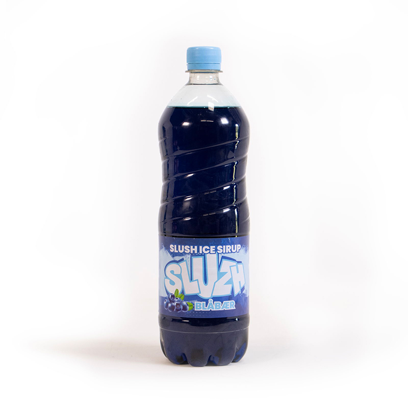 Slush ice sirup blåbær inkl. pant 1 liter | Kop & Kande