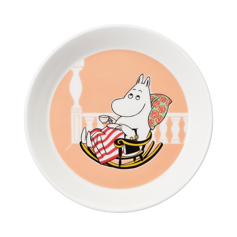 Moomin Arabia tallerken mumimor orange 19 cm | Kop & Kande