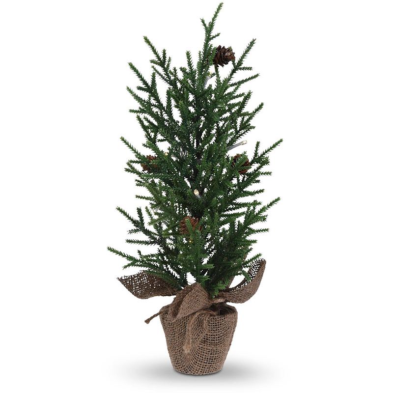 Sirius juletræ med LED lys grøn H43 cm | Kop & Kande