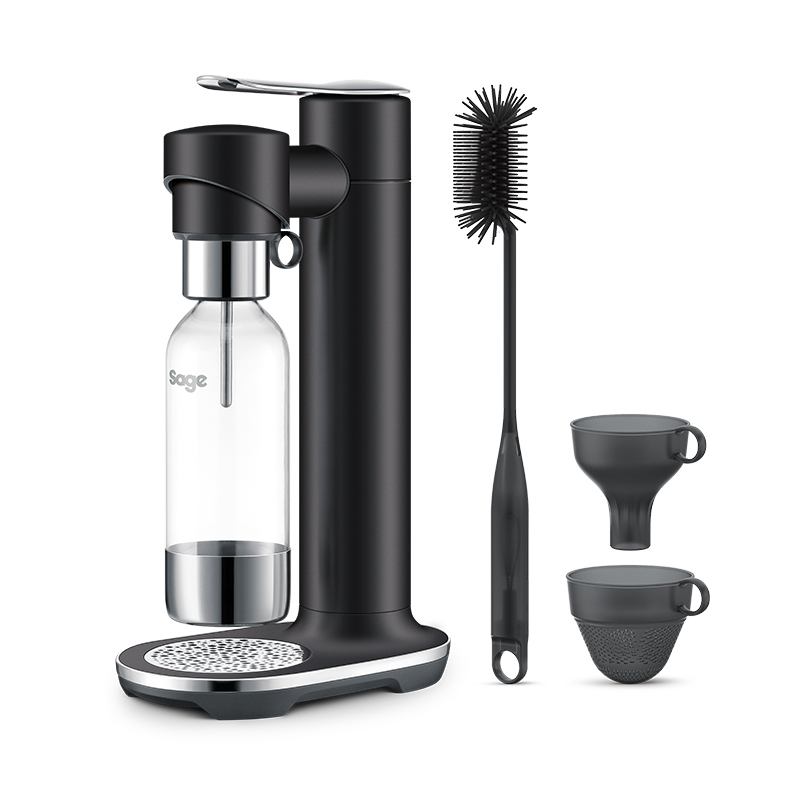 Sage the Infizz fusion soda maker black truffle | Kop & Kande
